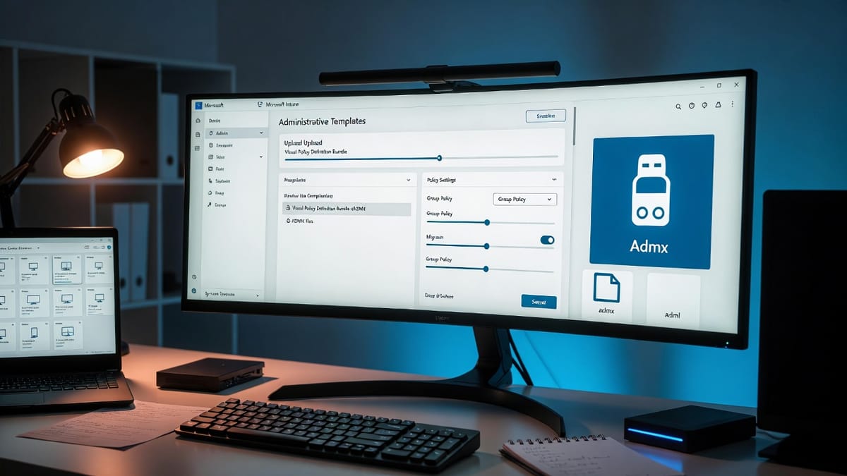 How to Import ADMX Administrative Templates in Intune