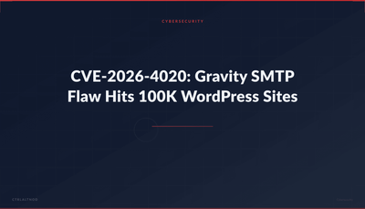 CVE-2026-4020: Gravity SMTP Info Disclosure Exploited on 100,000 ...